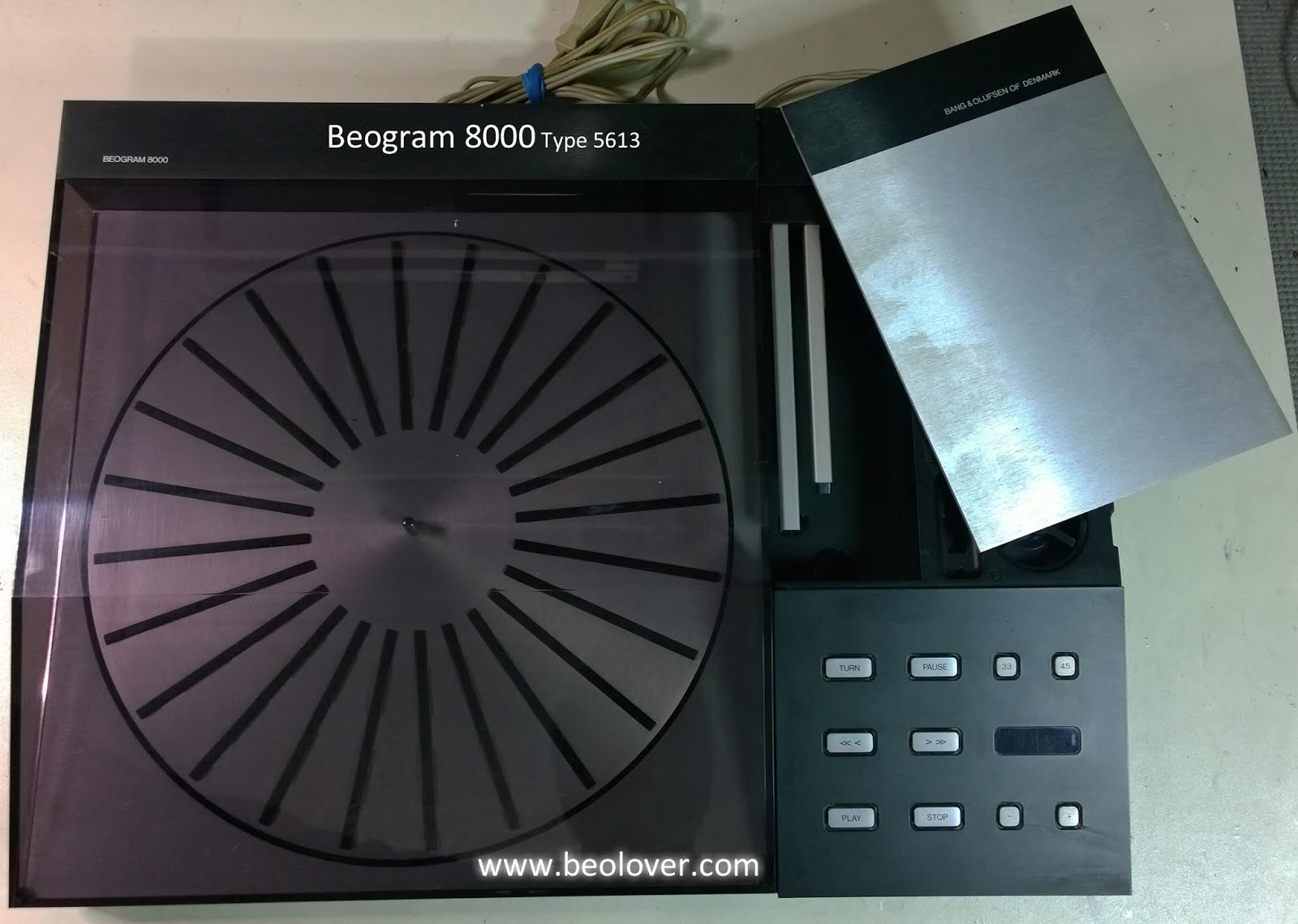 beolover: Beogram 8000 Type 5613: First project of 2019