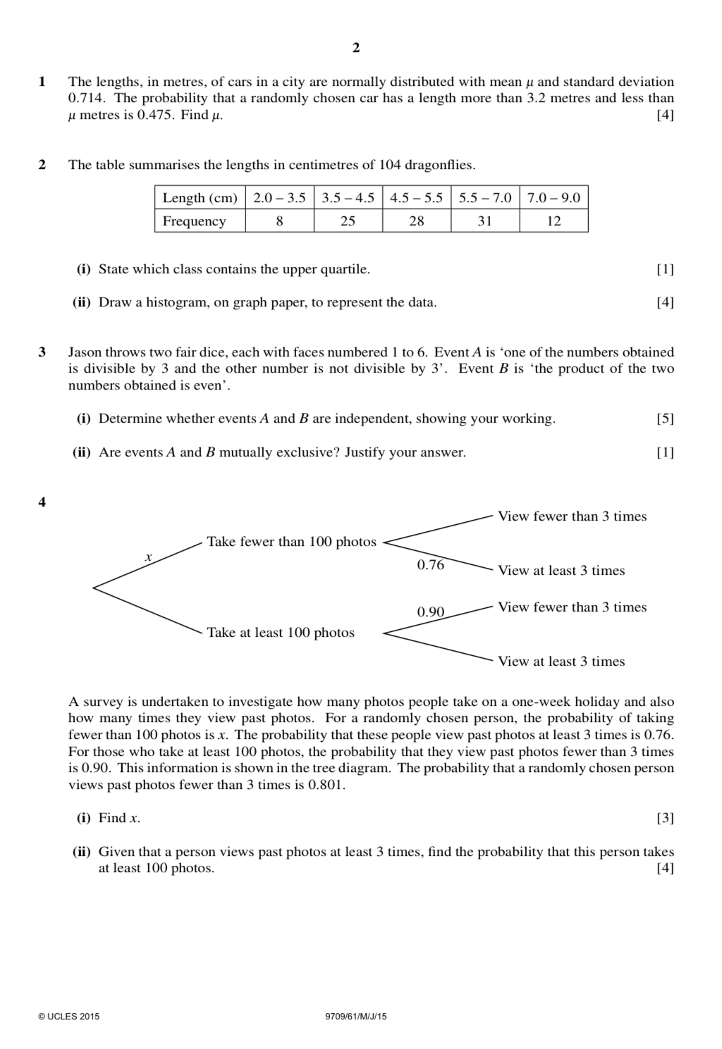 A-Level Mathematics Solutions