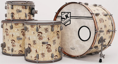 SJC Custom Drums: Limited edition Tre Cool Bunny kit from SJC Custom Drums