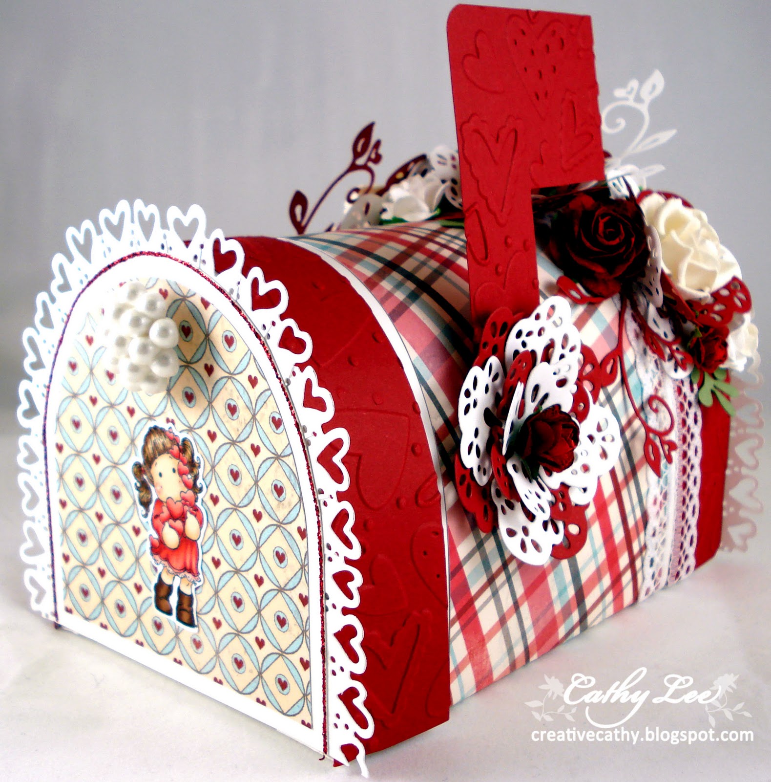 Cathy's Creative Place: Tilda's Valentine Mailbox