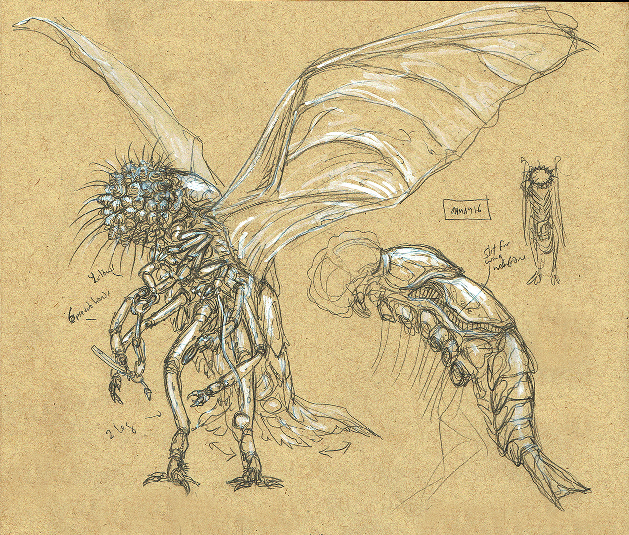 Drawing is Neat: The Mi-Go, the Official Lovecraftian Monster of Vermont