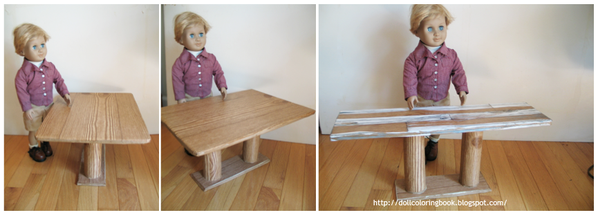 Craft a Sturdy Paper Mache Doll Table | The Doll Coloring Book