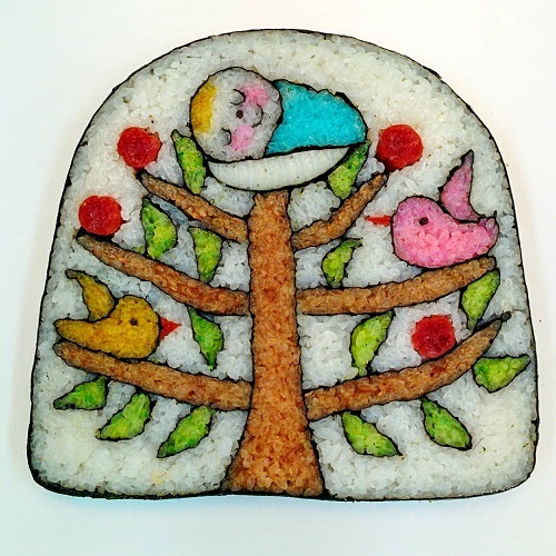 My Owl Barn: Japanese Artist Creates Amazing Sushi Roll Art with Rice ...