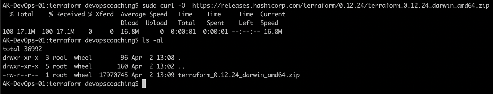 Continuous Integration And Devops Tools Setup And Tips How To Install Terraform On Mac Os