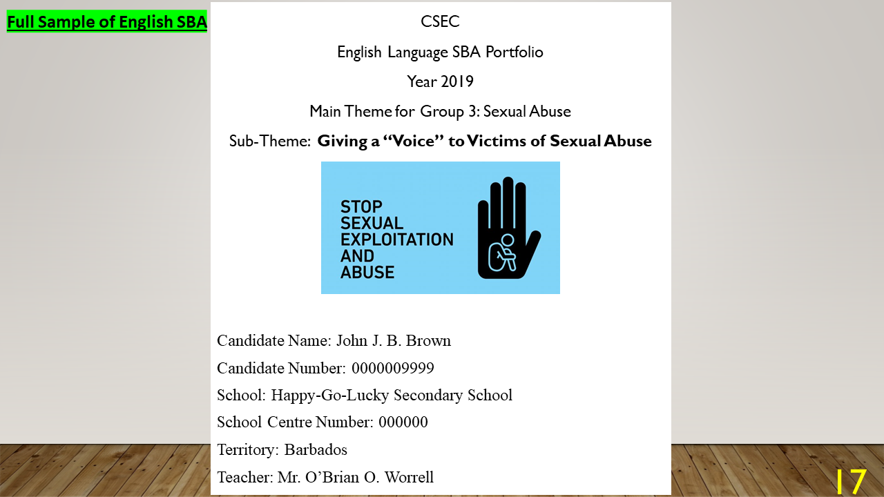 teach7g-education@CORNERSTONE MINISTRIES: A Breakdown of the CSEC ...