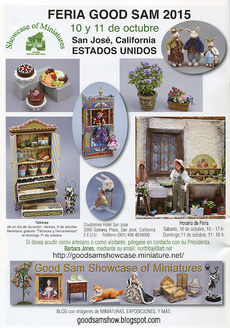 Good Sam Showcase of Miniatures: 2015 Show Ad in Miniaturas magazine, Spain