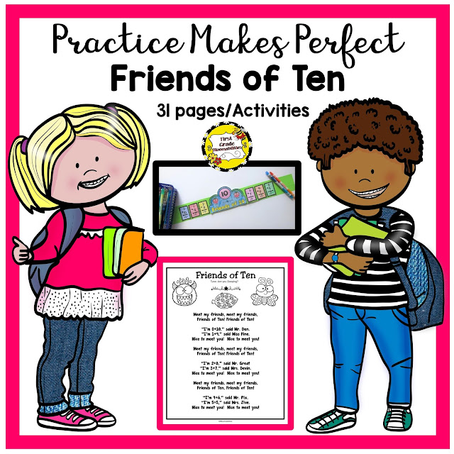 First Grade Bloomabilities: Friends of Ten (Freebie, too!)