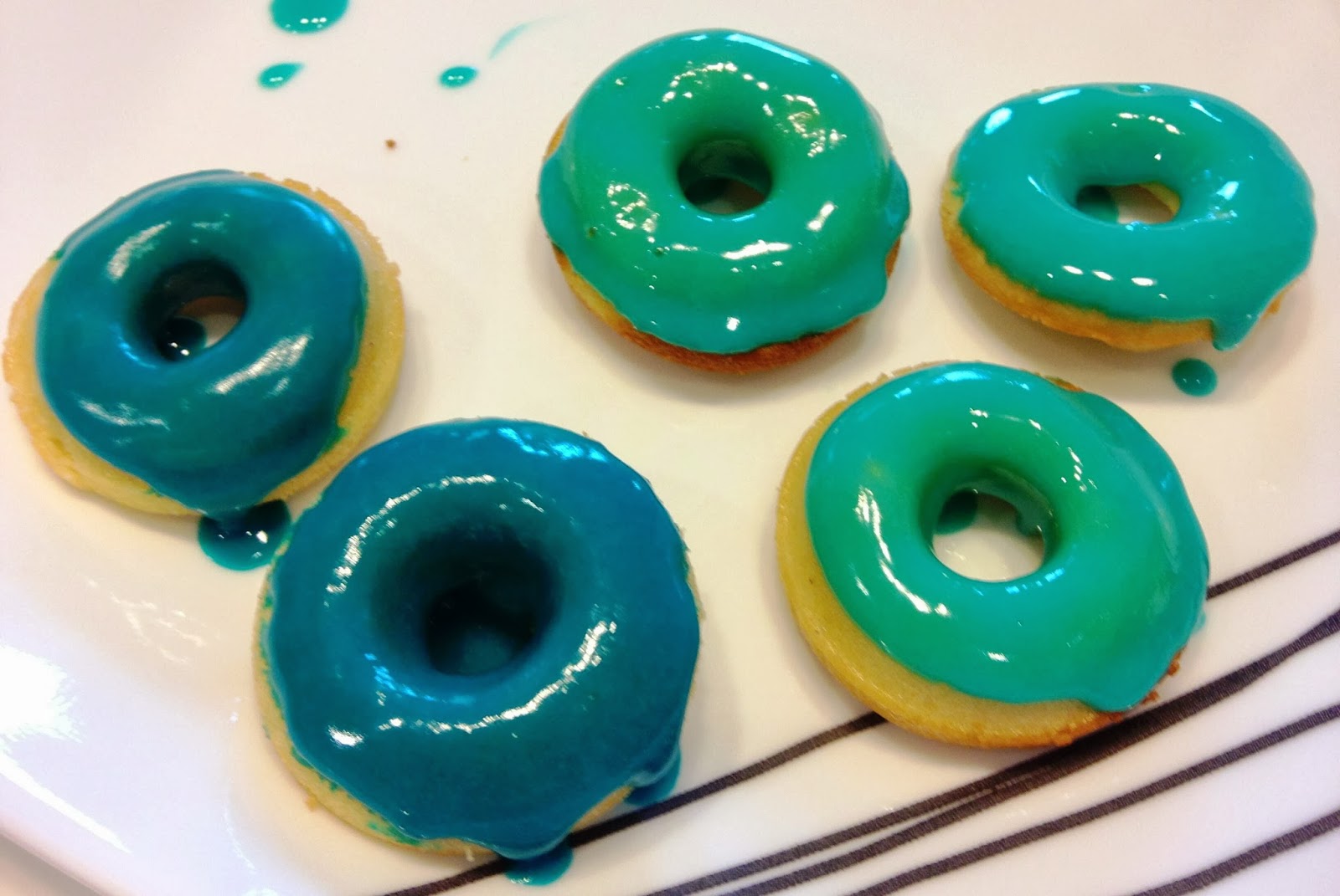 Lizzie as a Mummy: Tiffany Blue Baby Donuts