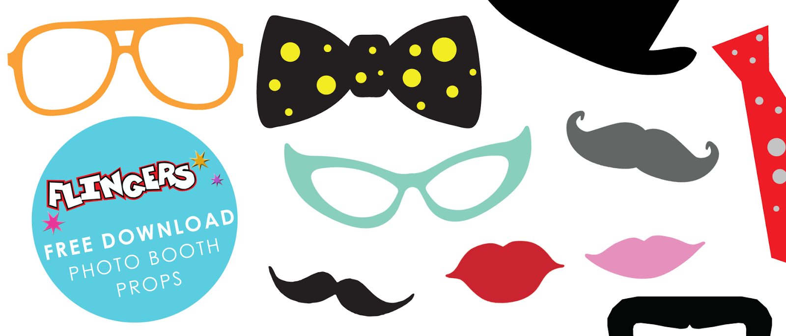 Flingers Party Shop Blog: DIY Photobooth Props