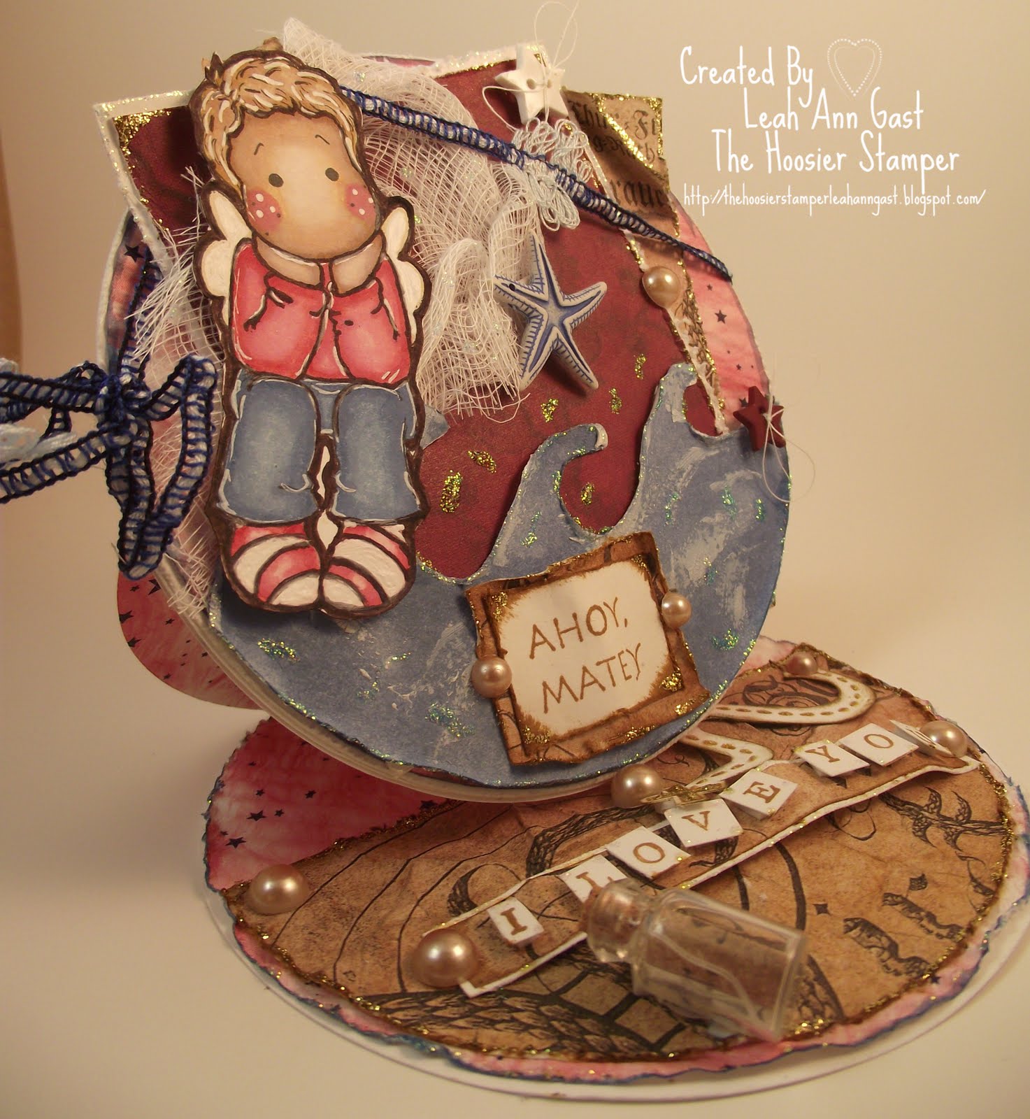 Handmade OOAK Cards by The Hoosier Stamper: Edwin Ahoy Matey Round ...