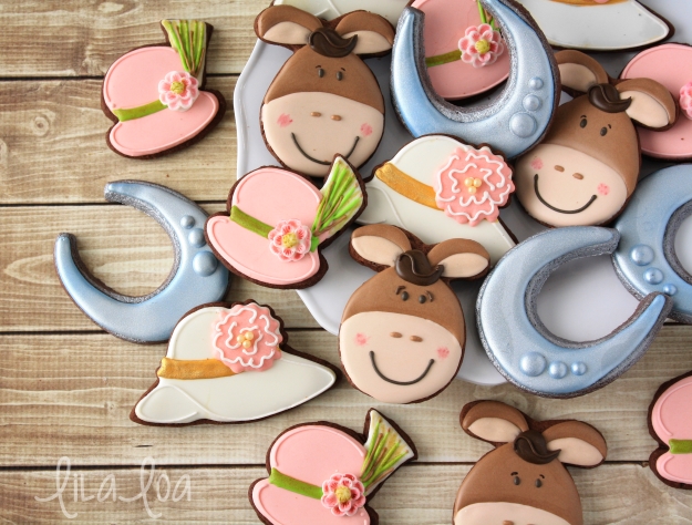 Decorated Derby Horse Cookies