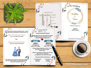 Free 2 Mockup Undangan dan 30 Desain Undangan Pernikahan (Free PSD ...