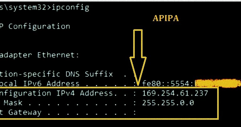 NETWORK ENGINEER STUFF: APIPA