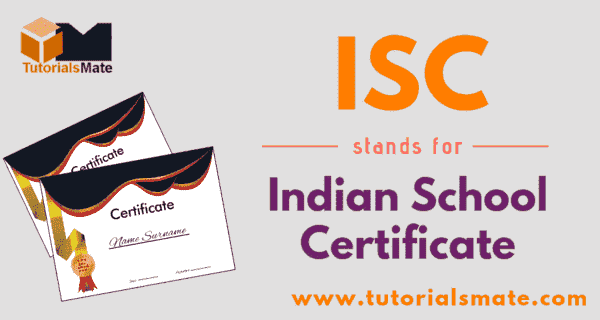 ISC Full Form: What is the full form of ISC? - TutorialsMate