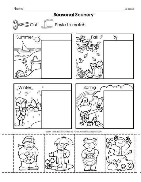 Estaciones del año Dibujos de las cuatro estaciones - 1000 dibujos