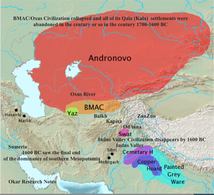Okar Research: BMAC/Oxus Civilization.....1600 BC