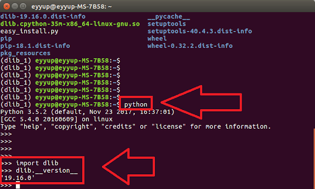 Yapay Zeka Labs: Dlib (Python) Kütüphanesinin Ubuntu'ya Kurulumu