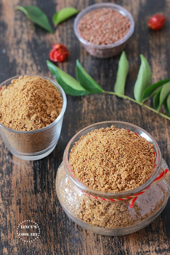 Flax Seed Idli Podi ~ Lincy's Cook Art