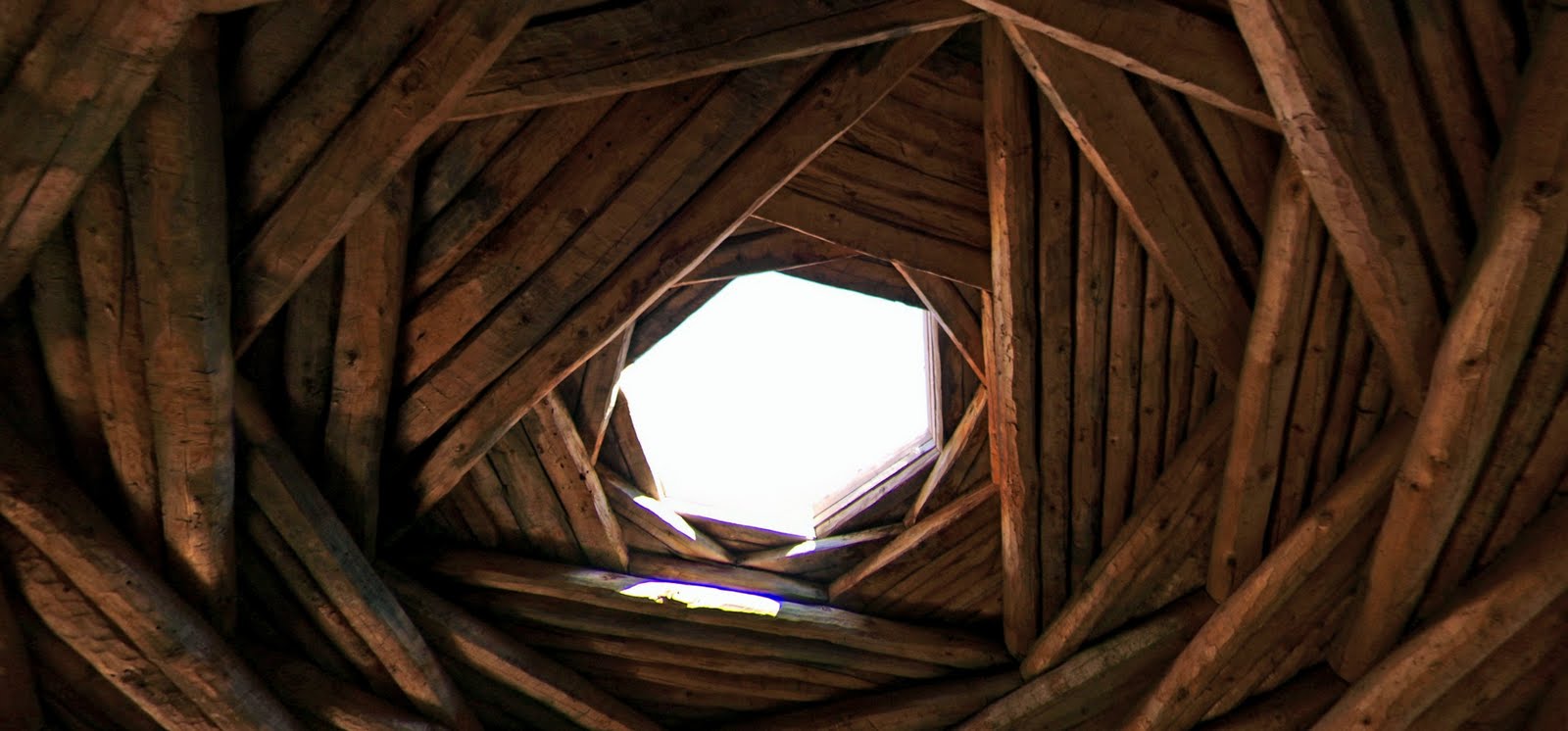 Inside Navajo Hogan