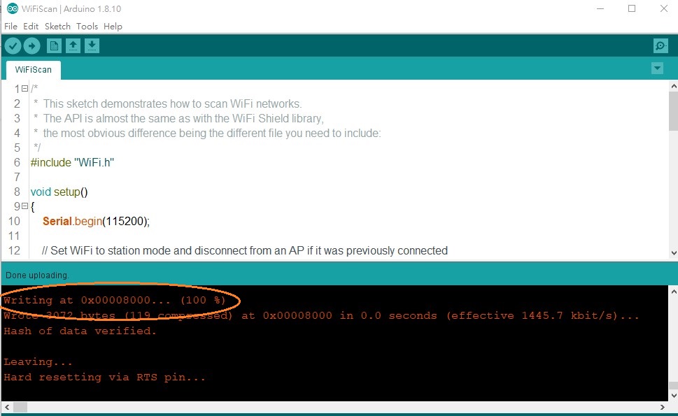 Arduino ESP32-CAM for video stream notebook