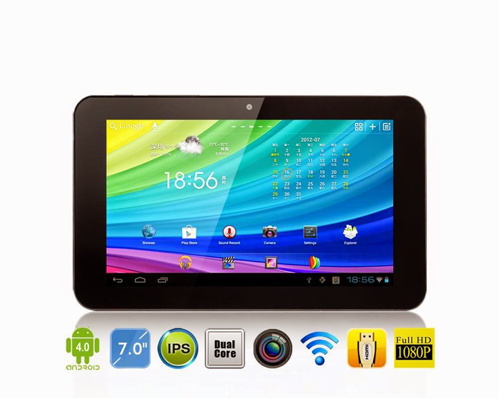 Tablet PC di Marca: VIDO N70 7 pollici HD Schermo Android 4.4 RK3126 ...