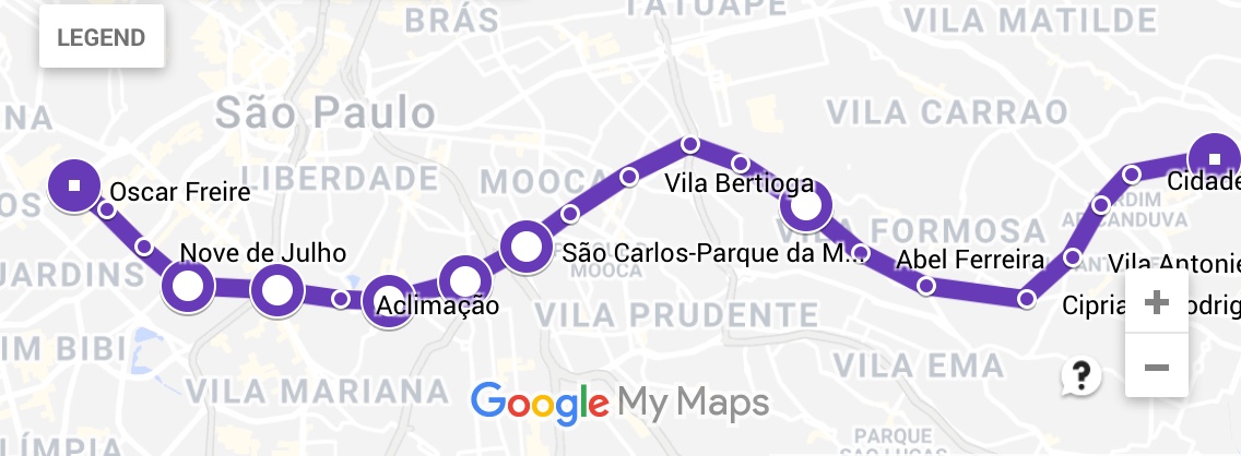 Expansão São Paulo: Linha 16 Violeta