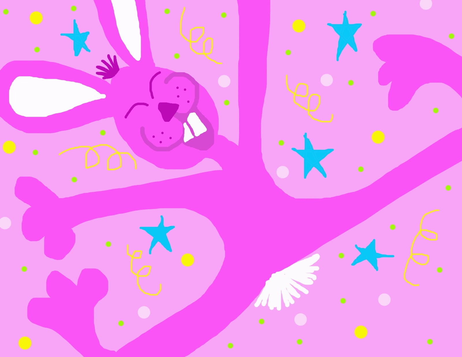 Louann Mattes Brown: Rabbit, Rabbit, Rabbit. November Doodles