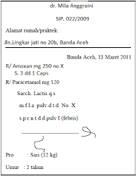 CONTOH LAPORAN SKIRINING ADMINISTRATIF RESEP
