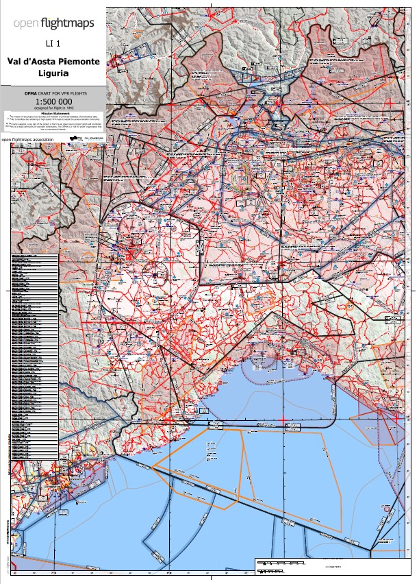 FlySim&Real: Carte VFR free con openflightmaps