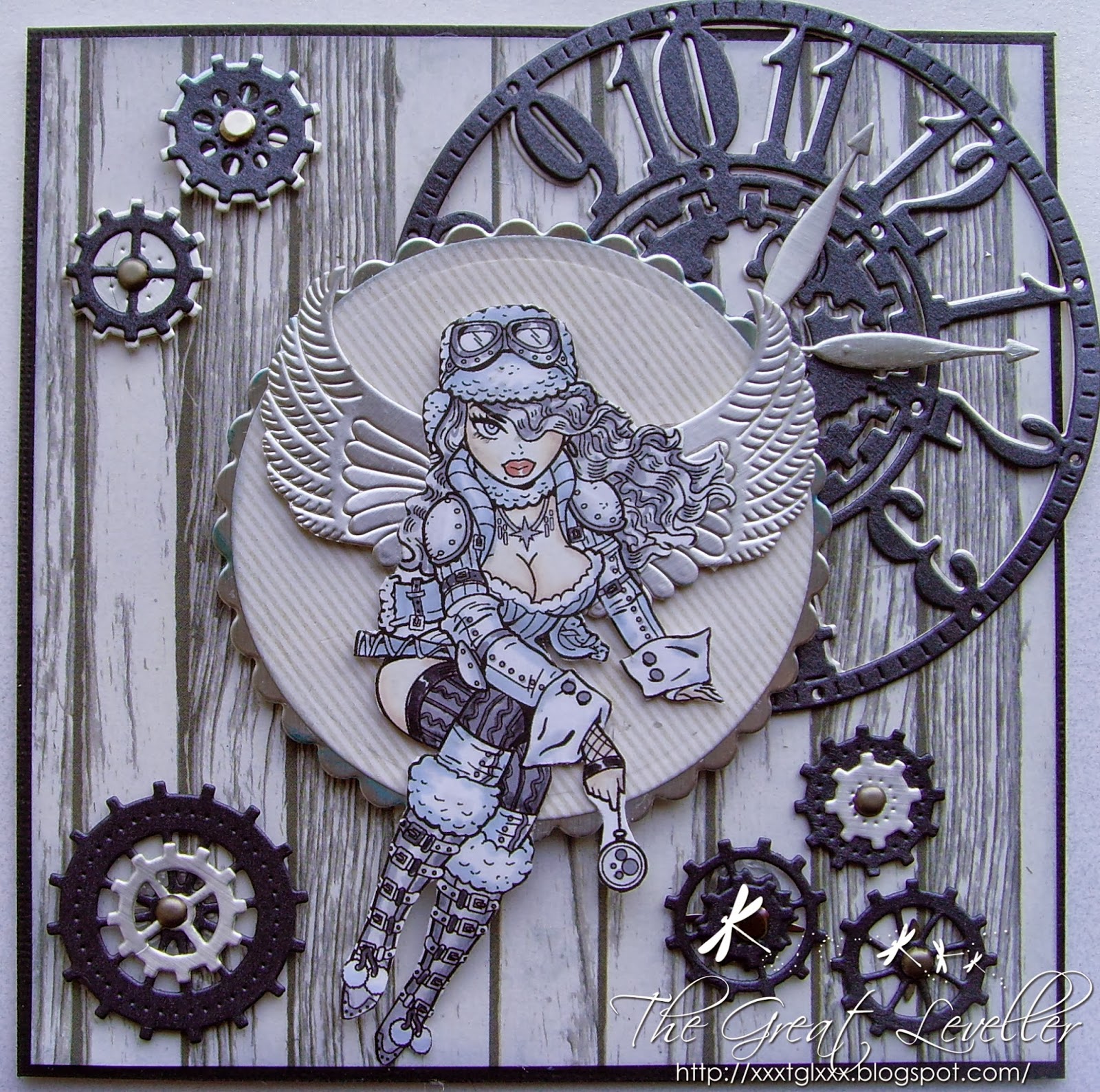 Steampunk Card - Cheery Lynn Designs Inspiration Blog