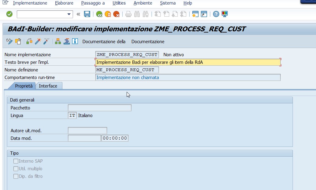 Informazioni utili e pratiche su SAP: ABAP: Implementare Badi per la ...