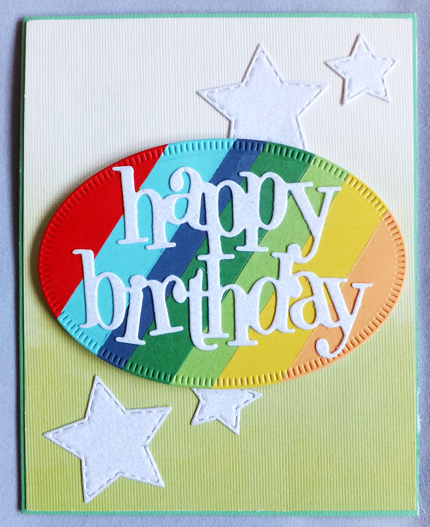Paper Panacea: Birthday cards using colorful scraps...