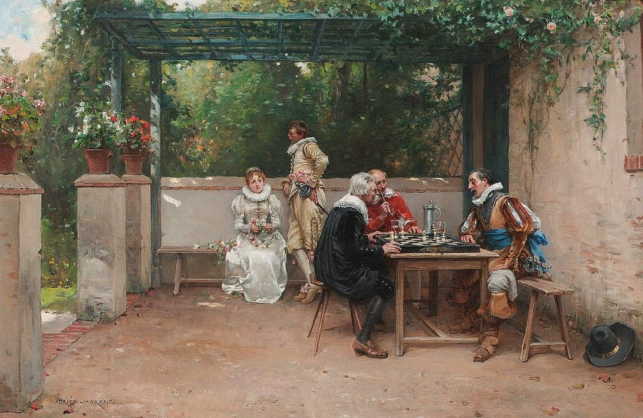 CarolArt Paintings and Video : Adrien Moreau (1843 - 1906) French painter