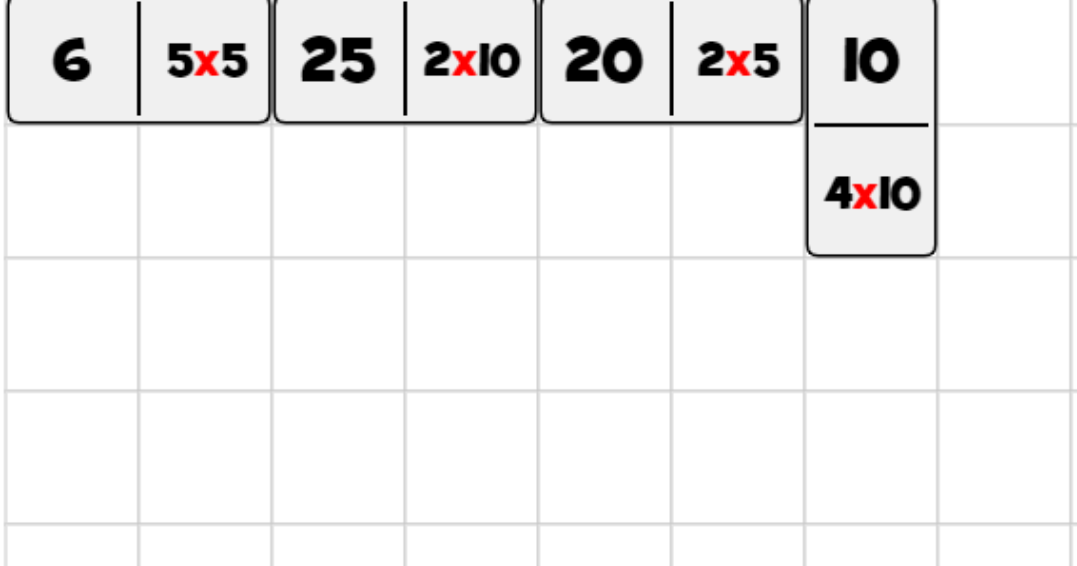Soñando Verdemar: Dominó de las tablas de multiplicar