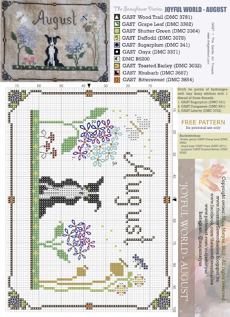 JOYFUL WORLD - AUGUST PATTERN