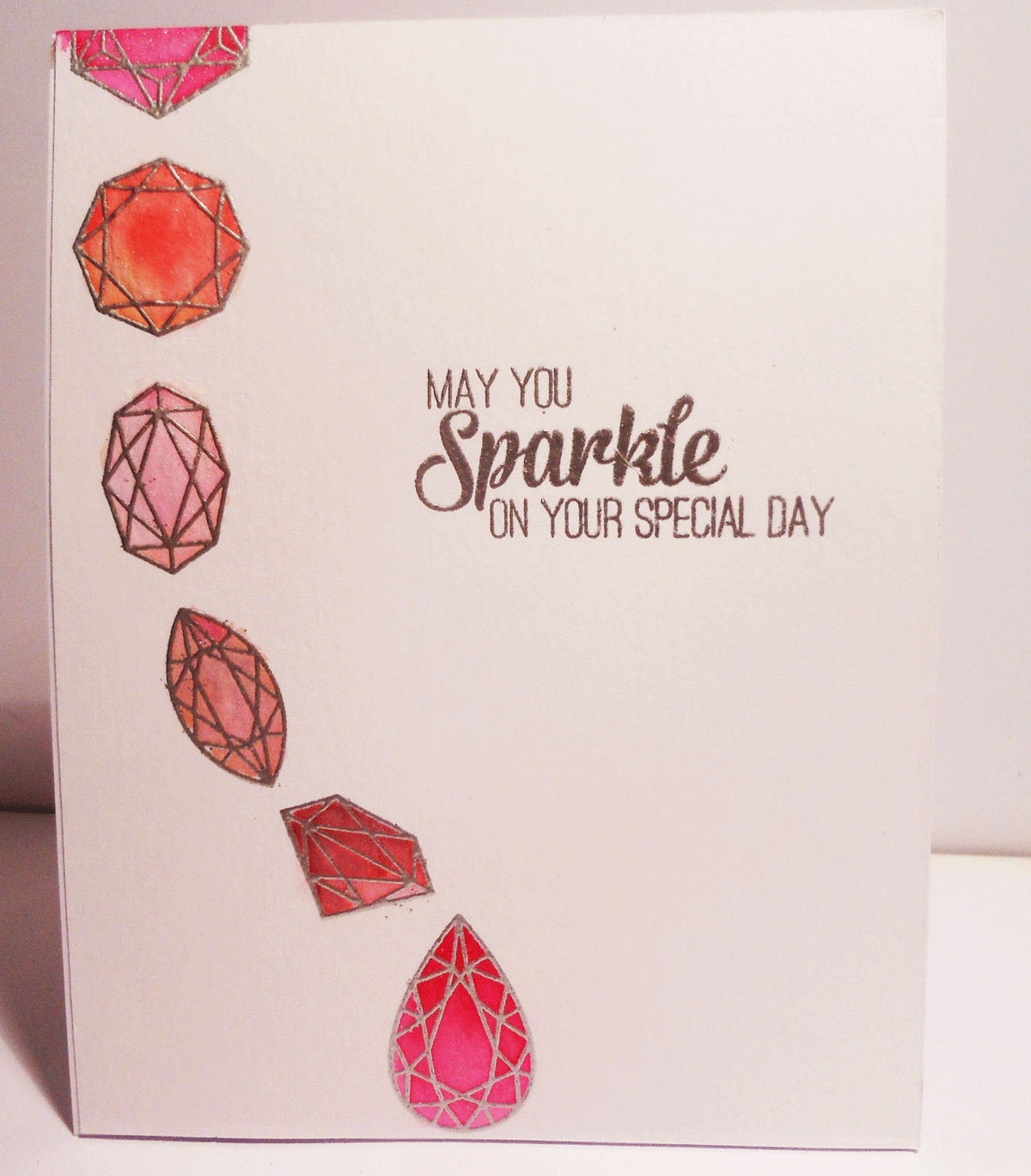 Colour and Sparkle: May You Sparkle on Your Special Day