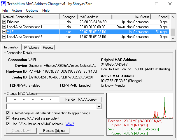 Tmac mac address changer for windows - hotpol