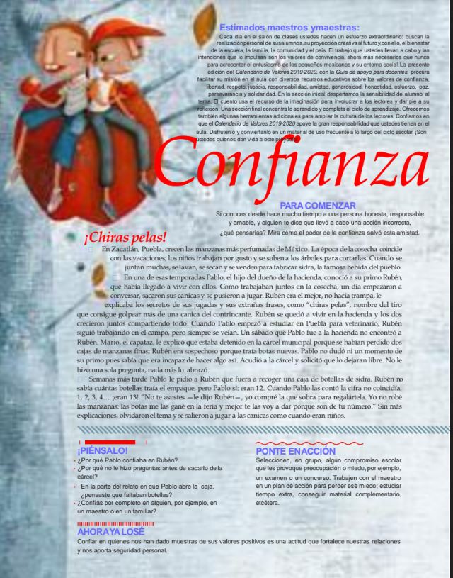 Educación en valores: 2021