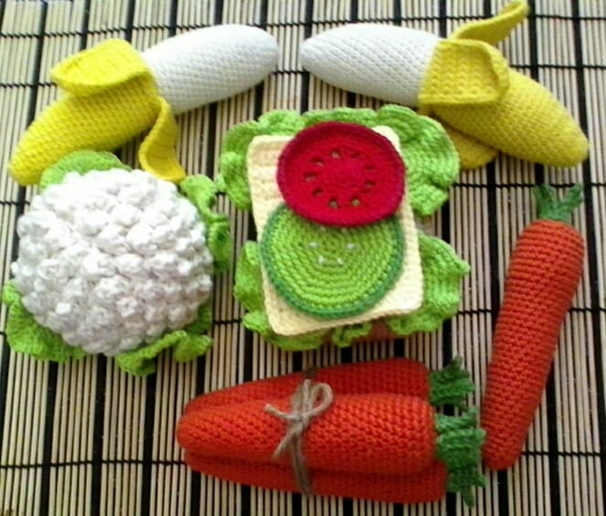 Antitanti - virkade leksaker.