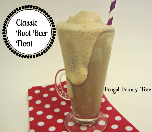 Classic Root Beer Float | Frugal Family Tree
