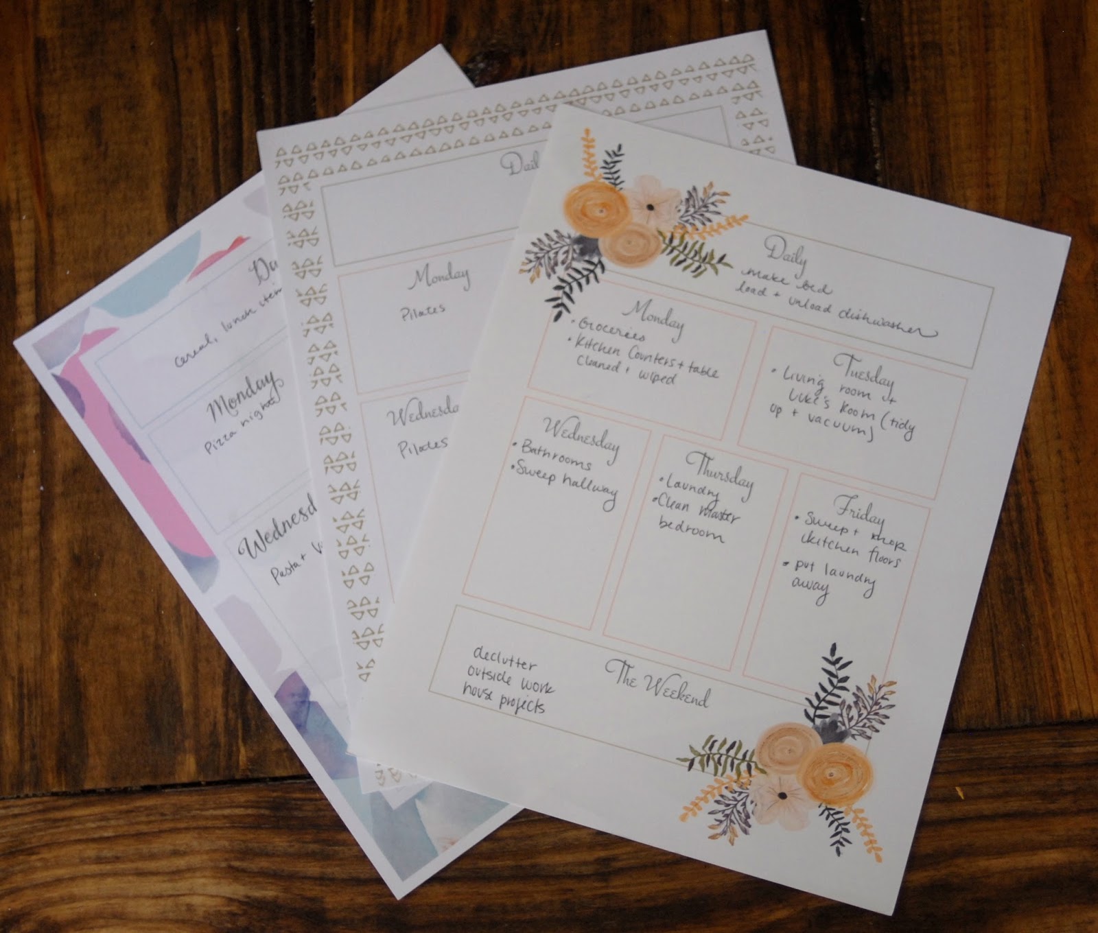 Pretty & Practical Daily Chart (Free!)