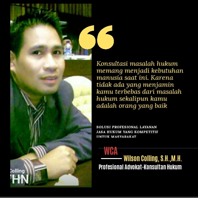 Hukum Bicara: Kutipan Kata-kata Bijak Hukum - Pengacara WILSON COLLING AND ASSOCIATE