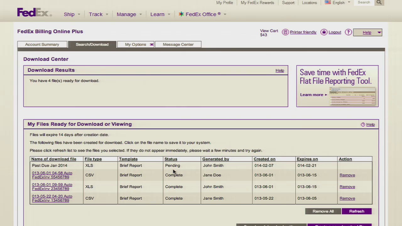 Fedex Invoice Number Tracking - Invoice Template