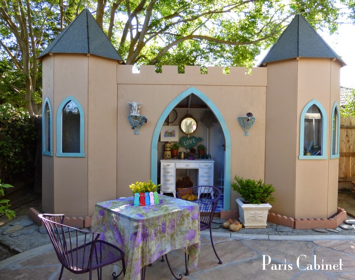 Paris Cabinet: Fairies to Come Live in the Garden Castle Shed
