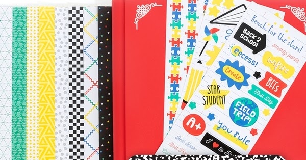 a dash of scraps: How to make a School Scrapbook