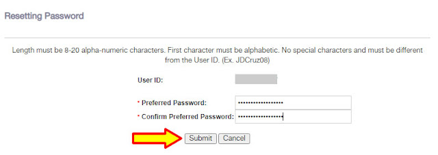How to Change/Reset SSS Account Password