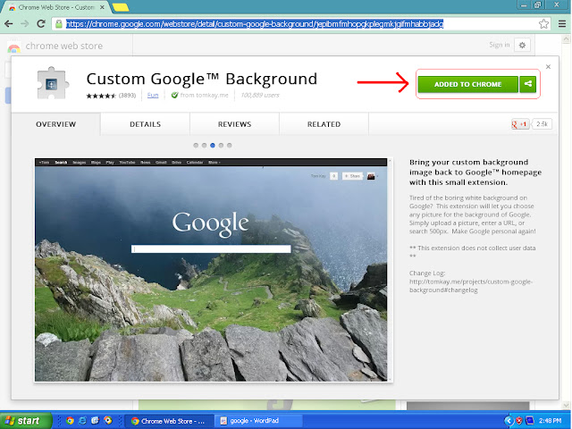 Flying in a Blue Dream: SET YOUR OWN IMAGE AS GOOGLE HOMEPAGE ...