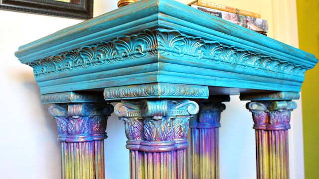 Mark Montano: Drippy Paint Thrift Store Table Makeover