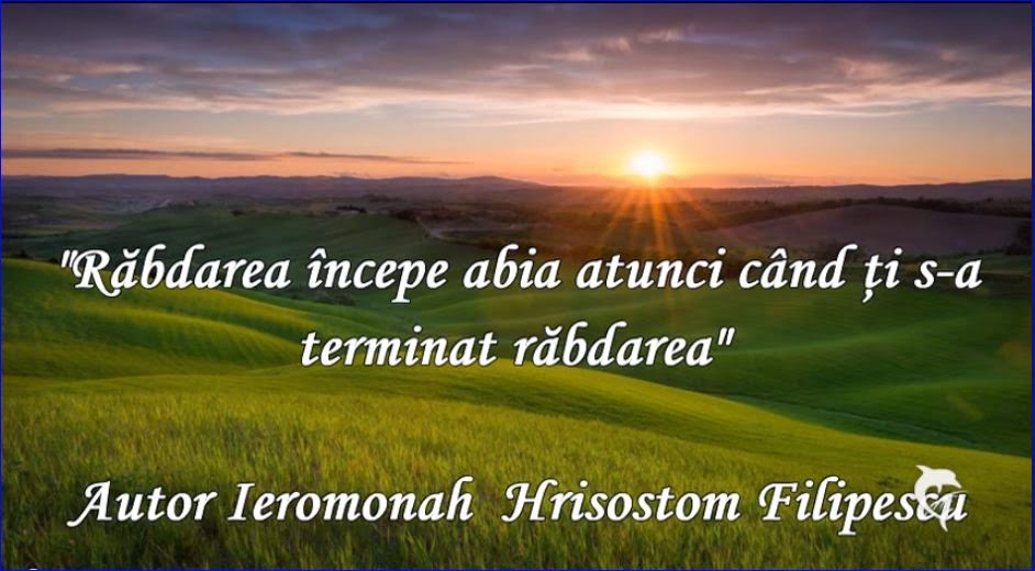 Din suflet pentru suflet: Rabdarea incepe atunci cand nu mai ai rabdare