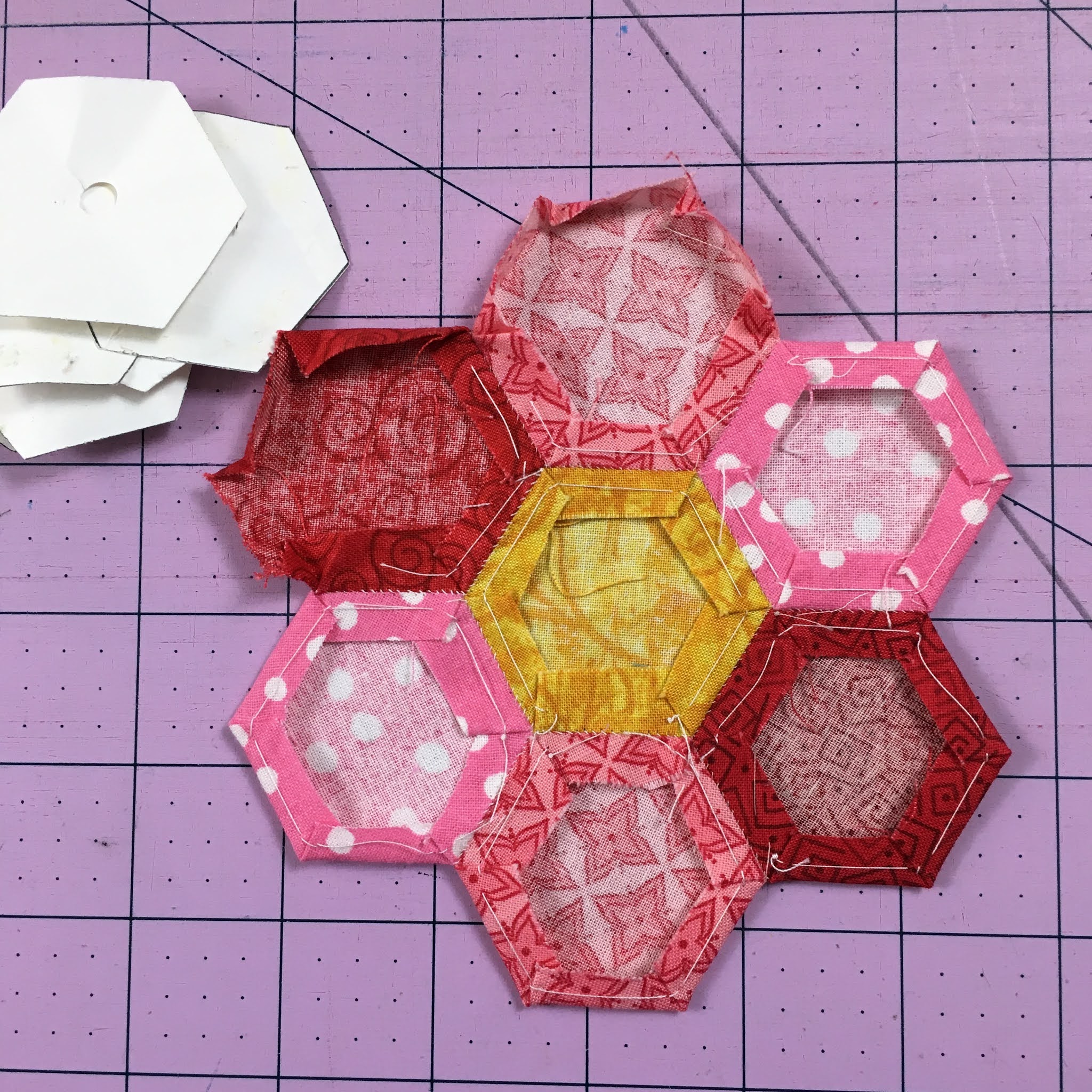 Seaside Stitches: Facing EPP Quilt with EPP